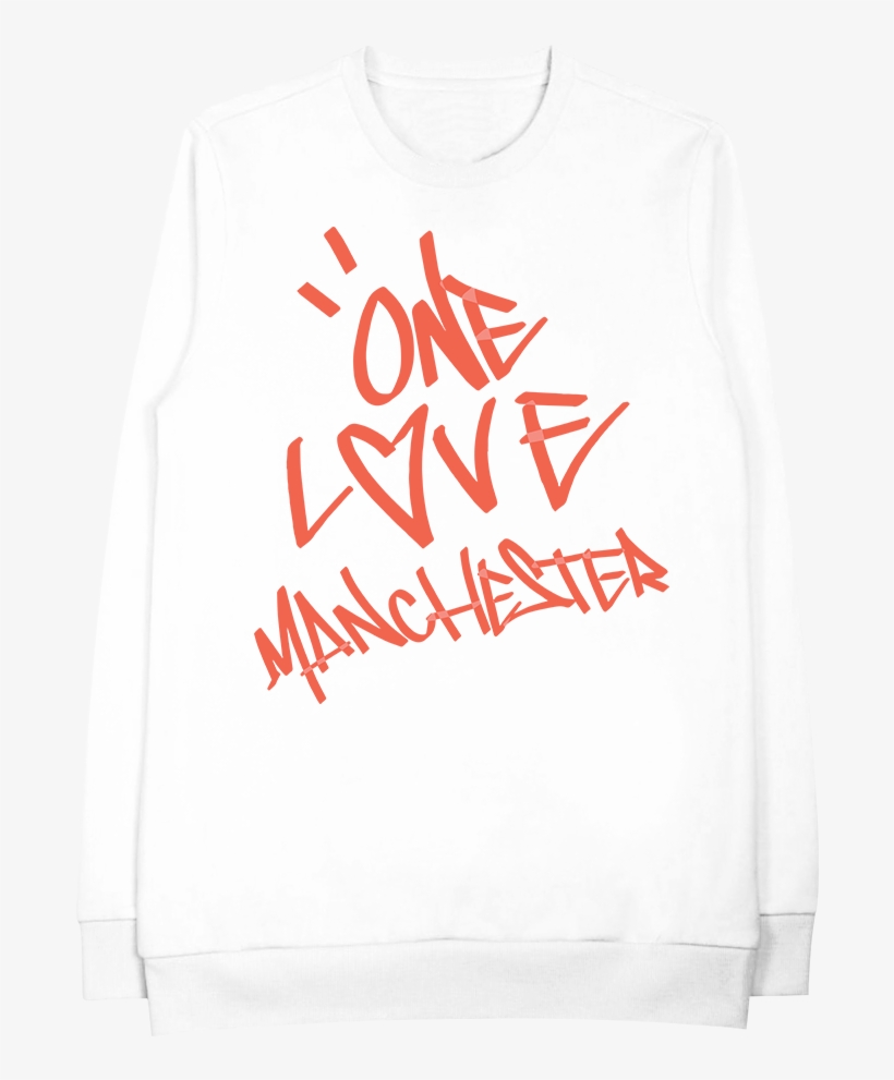 Graffiti One Love Mcr Crew Neck Sweatshirt - One Love Manchester ...