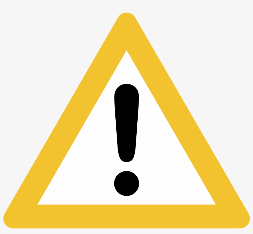 Download Open - Warning Sign Png | Transparent PNG Download | SeekPNG