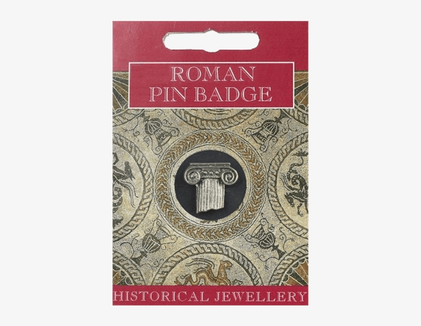 Roman Column Pin Badge - Roman Owl Pin Badge - Fine British Made Pewter ...
