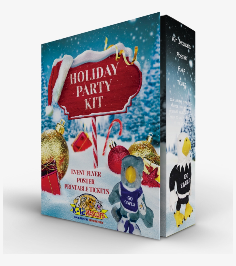 8867d466211a1479377049 K12mascots Holiday Party Kit - Mascots ...