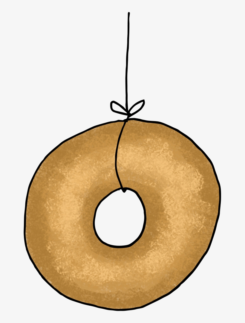 Donut On A String - Donut On A String Clipart PNG Image | Transparent ...