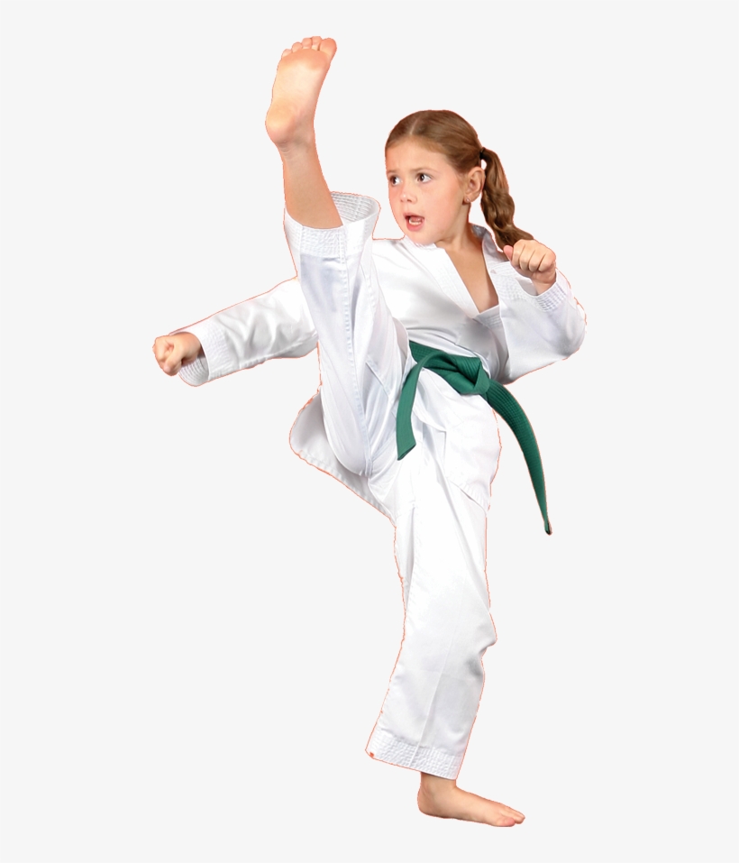 Karate Girl High Kick