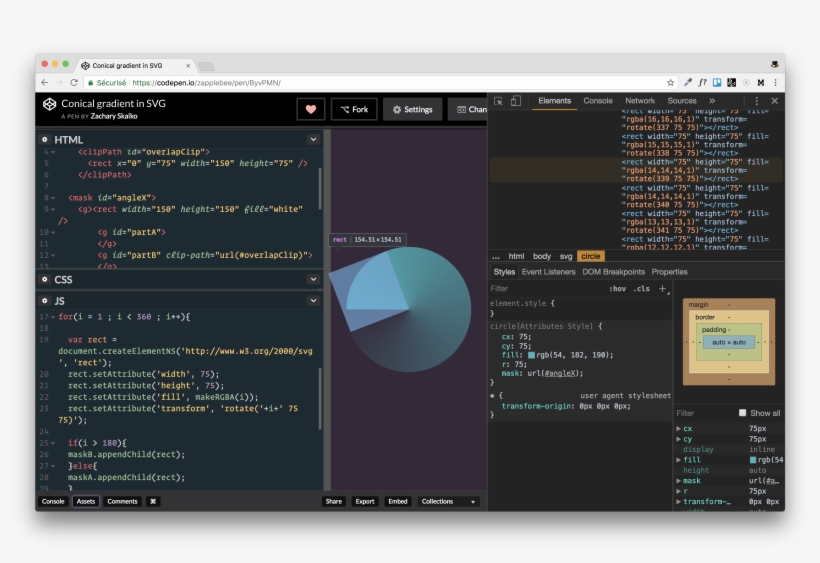 Download Conical Gradient By Zachary Skalko - React | Transparent PNG ...
