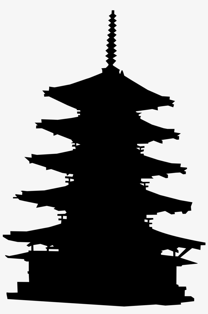 This Free Icons Png Design Of Pagoda Silhouette PNG Image | Transparent ...