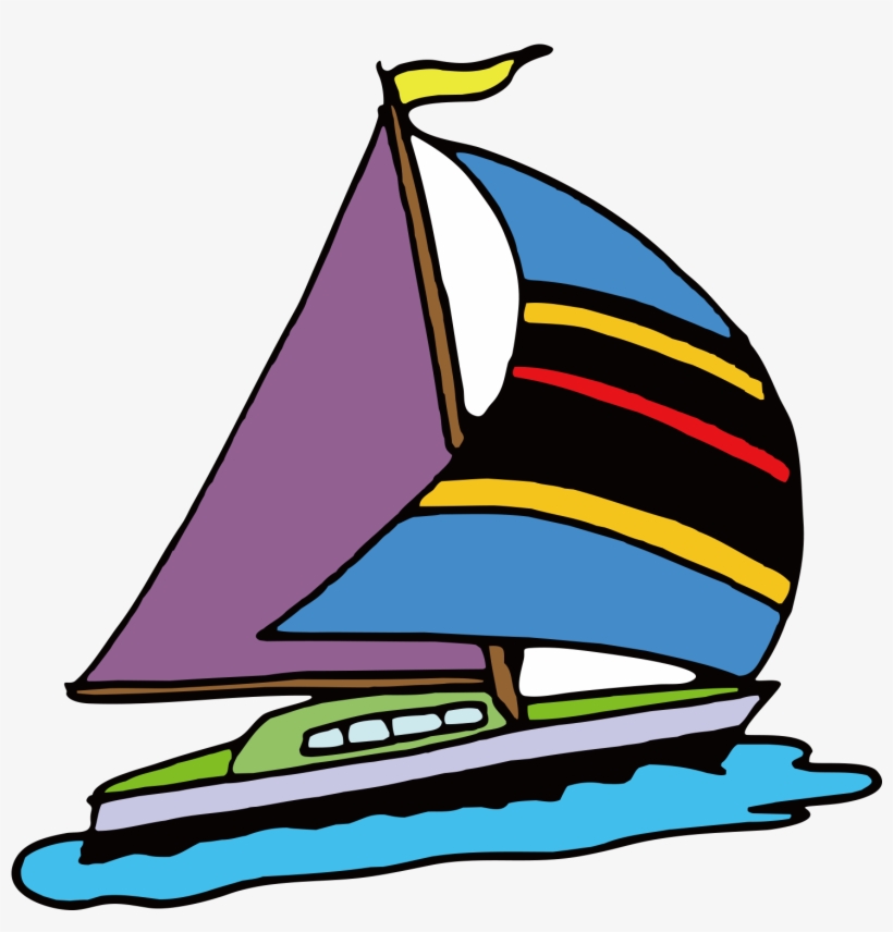 Dog On Sailboat Clipart - Sailing Ship PNG Image | Transparent PNG Free ...