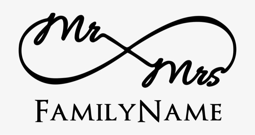 Download Custom Infinity Mr - Mr And Mrs Infinity Sign | Transparent ...
