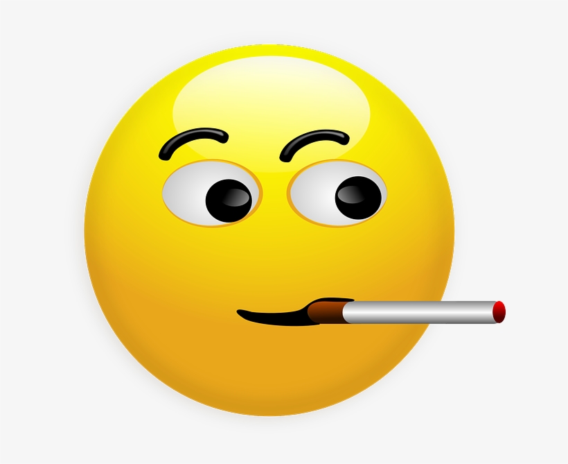 Smoking Smiley Pic - Smoking Smiley Face PNG Image | Transparent PNG ...