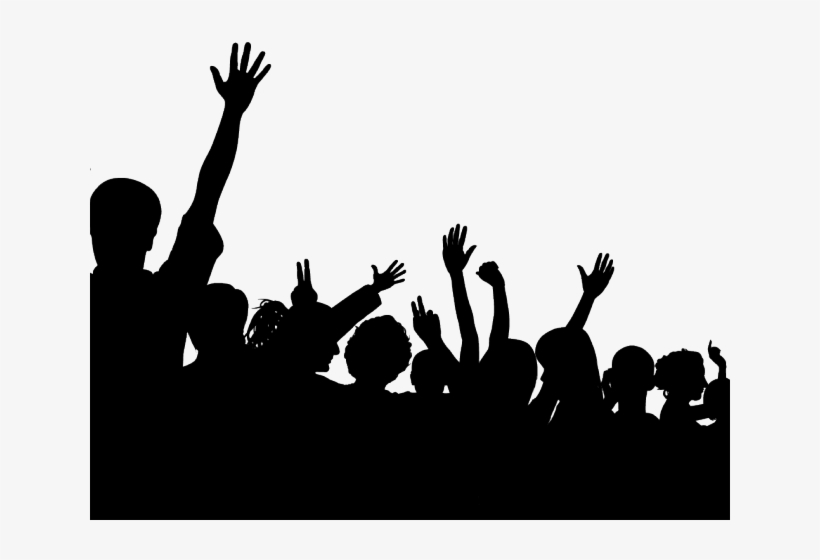 Crowd Clipart Event - Crowd Cheering Clipart PNG Image | Transparent ...