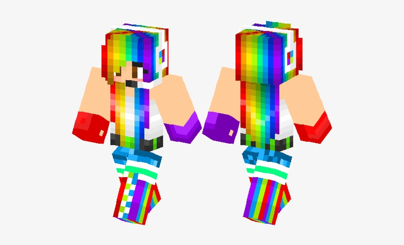 Download Minecraft Skin Gamer Girl | Transparent PNG Download | SeekPNG