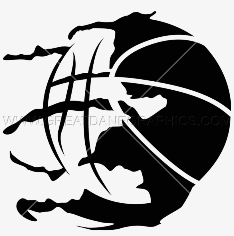 Download Black Basketball With Transparent Background Clipart - No ...