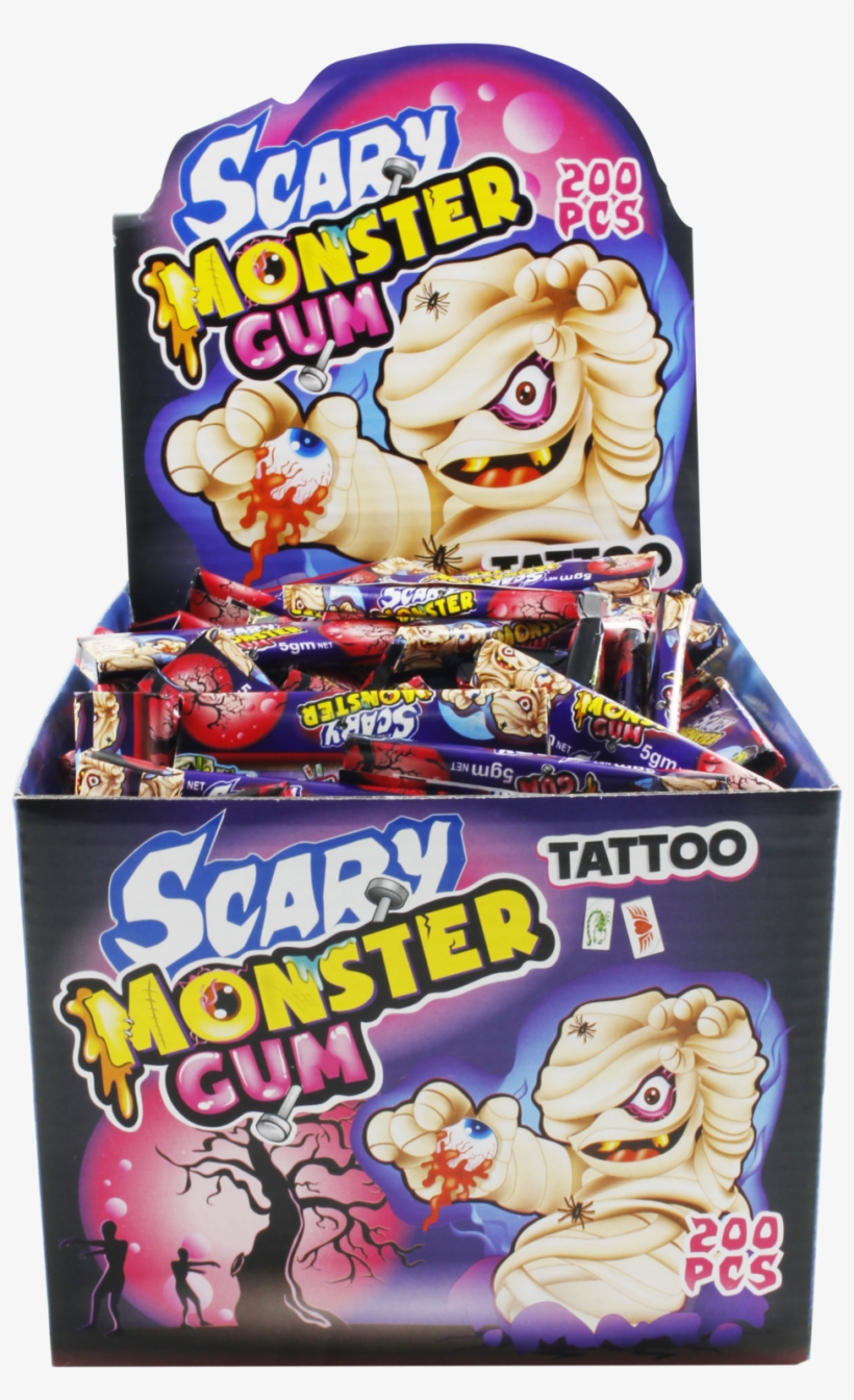 Gum Scary Monster - Monster Gum PNG Image | Transparent PNG Free ...