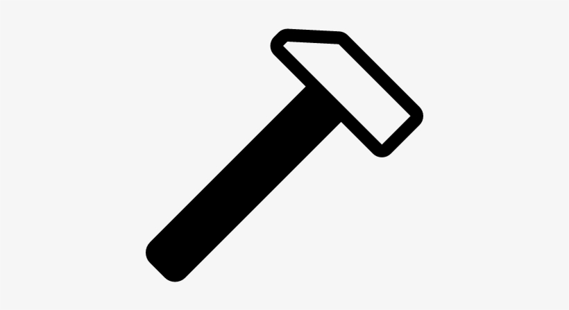 One Hammer Vector - Hammer Vector PNG Image | Transparent PNG Free ...