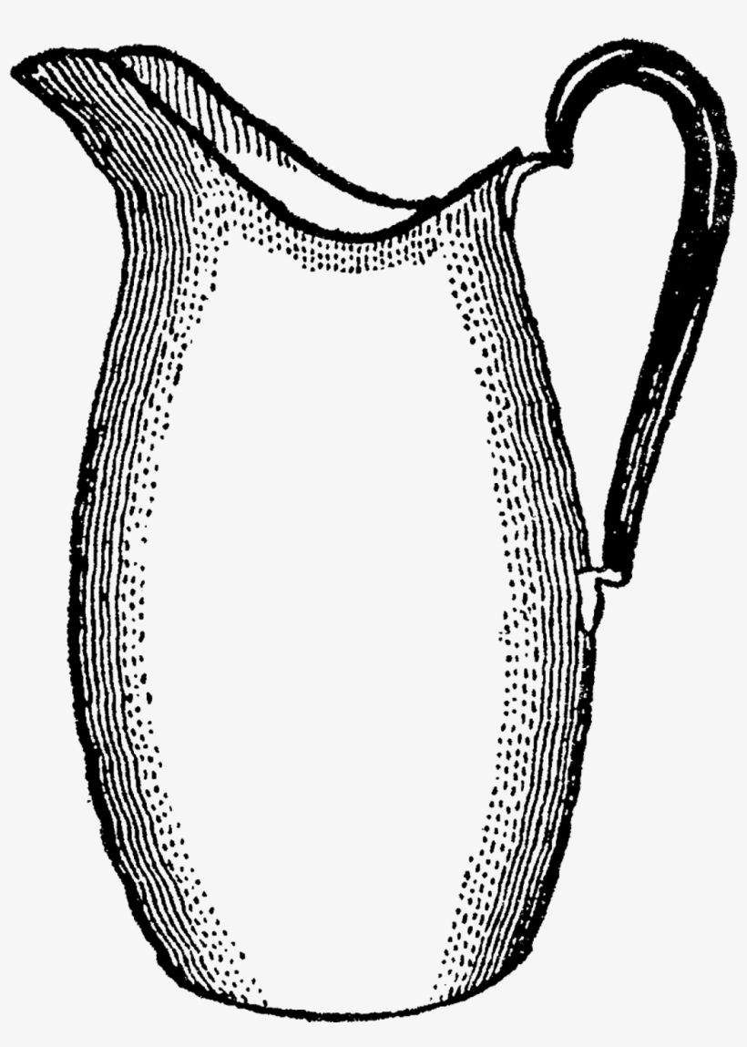 Pitcher Clipart Empty Pitcher - Jug Drawing PNG Image | Transparent PNG ...