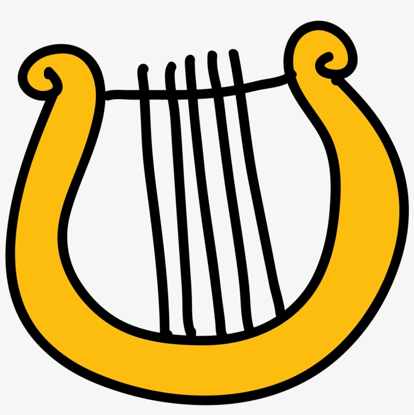 Download This Is A "lyre\ - Yellow | Transparent PNG Download | SeekPNG