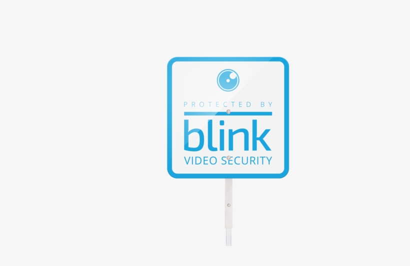 Blink Yard Sign & Window Stickers - Blink Home Security Camera System ...