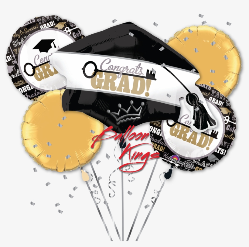 Key To Success Bouquet - Graduation Balloon - Key To Success PNG Image ...