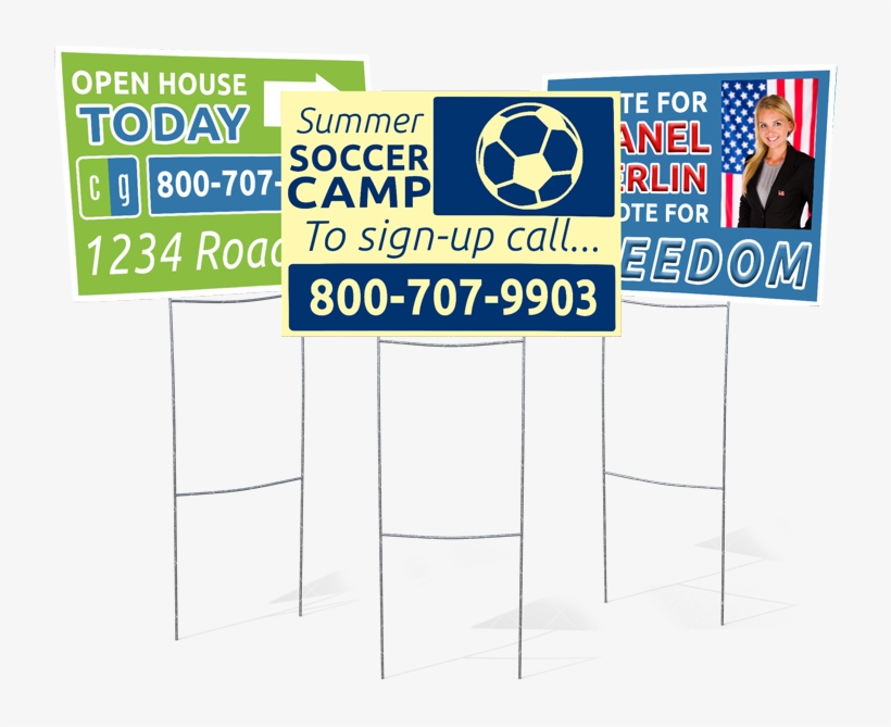 Take Your Pick From 1 Color, 2 Color Or Full Color - Signage PNG Image ...