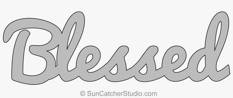 Download Blessed Pattern - Blessing Stencil Printable | Transparent PNG ...