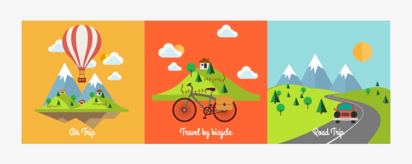 Download Travel Vector Png Download - Travel Graphic Design Png ...