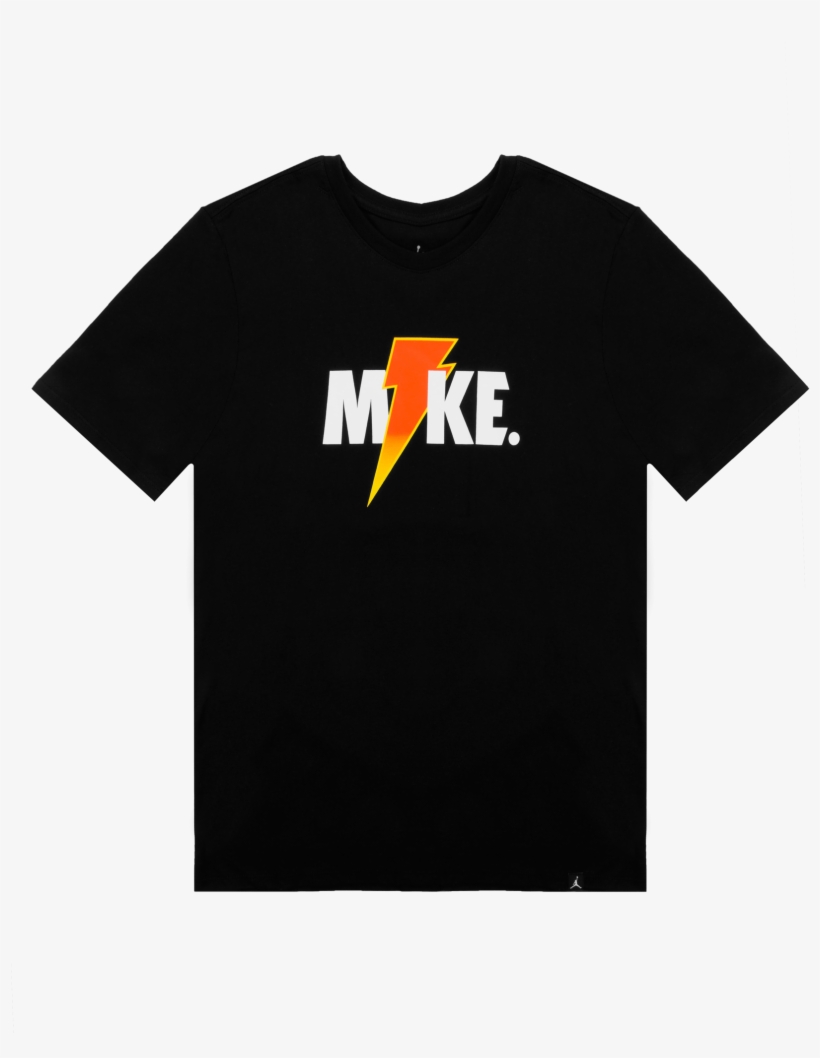 Like Mike Lightning T-shirt Black/orange - Shirts Pink Floyd Pick PNG ...