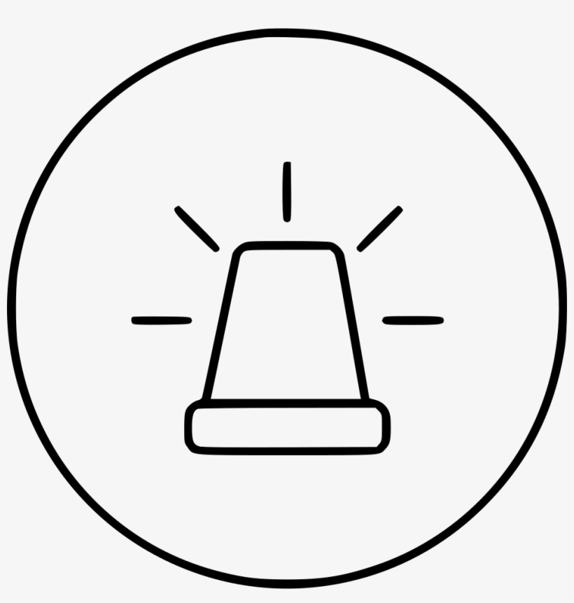 Signal Light Police Car Blink Alarm Comments - Icon PNG Image ...