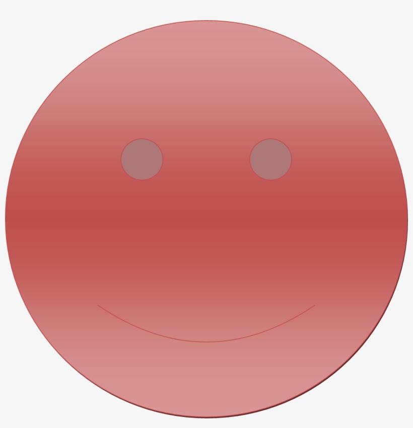 Red Gradient Smiley Face - Circle PNG Image | Transparent PNG Free ...