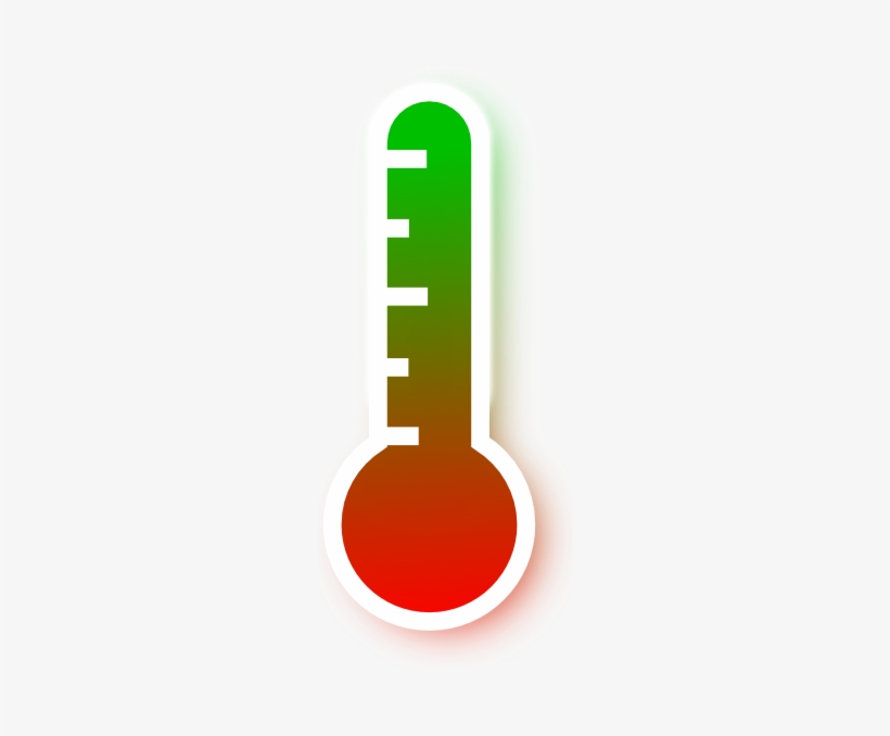 How To Set Use Red To Green Gradient Thermometer Clipart - Thermometer ...