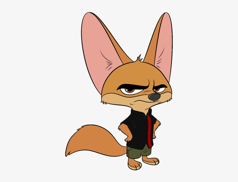 Movie Clipart - Zootopia Characters Finnick PNG Image | Transparent PNG ...