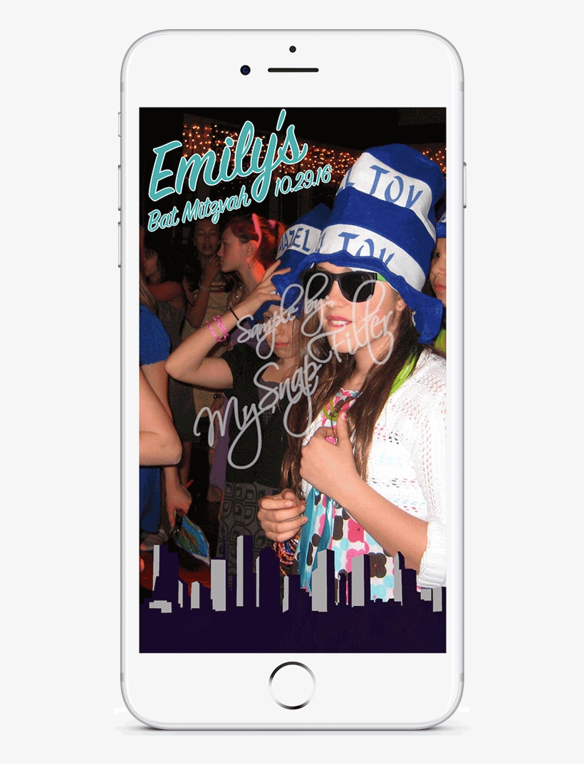 City Life Bar And Bat Mitzvah Snapchat Filter PNG Image | Transparent ...