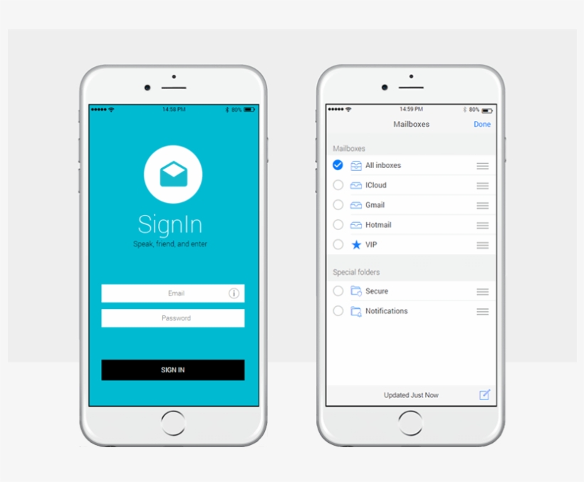 Ios Sign In Screen Mobile App Prototyping - Sign In Mobile App PNG ...