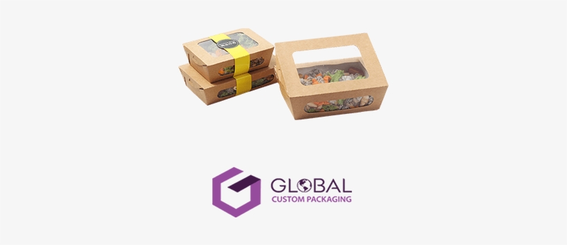 Custom Disposable Window Boxes - Pastry Packaging PNG Image ...