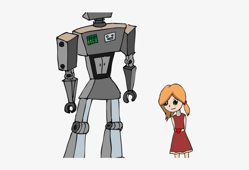 Robot Clipart Person - Cartoon PNG Image | Transparent PNG Free ...
