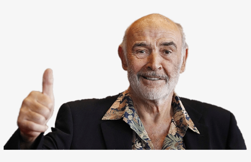 Sean Connery Thumbs Up - Sean Connery Bond News PNG Image | Transparent ...