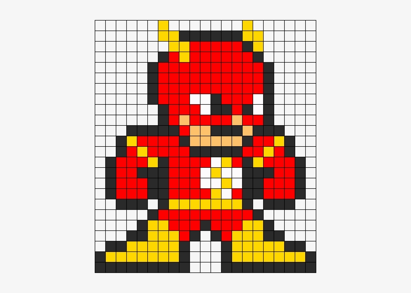 Hama Beads Flash - Perler Bead Patterns Flash PNG Image | Transparent ...