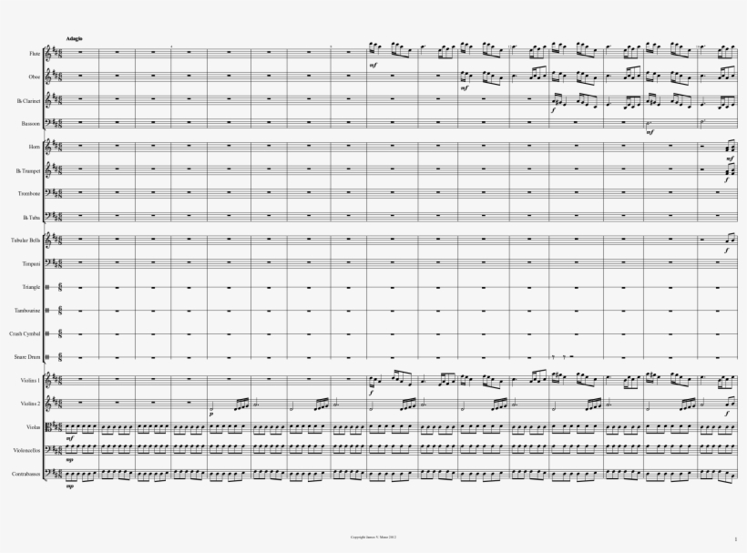 Sheet Music 1 Of 13 Pages - Orchestra PNG Image | Transparent PNG Free ...