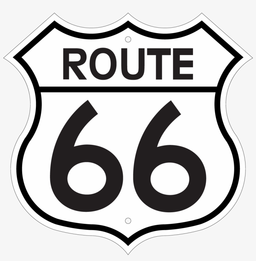 Download Route 66 Sign Logo Vector - Route 66 Vector Png | Transparent ...