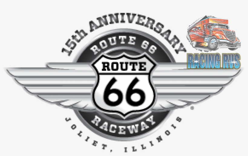 Racing Rvs At Route 66 Raceway - Route 66 Raceway Logo Png PNG Image ...
