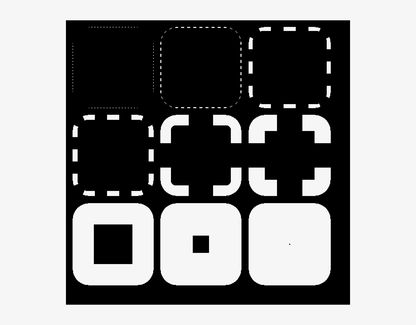 Dashed Border With Radius - Illustration PNG Image | Transparent PNG ...