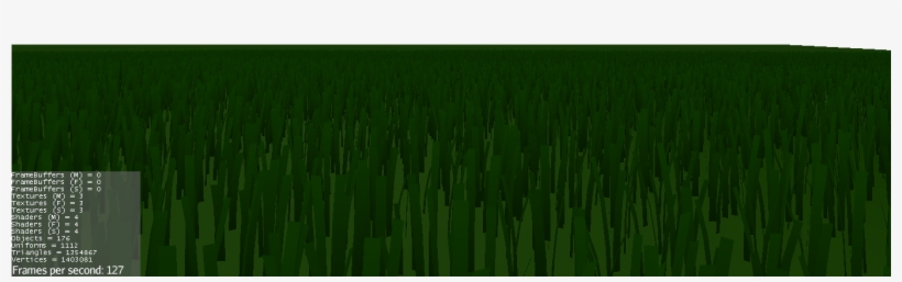 I Made A Simple, 6 Tri Grass Blade Model And Generated - Artificial ...
