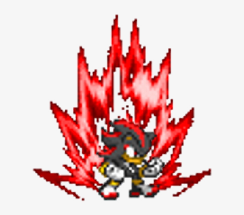 Download Shadow Rage Aura Sprite - Shadow The Hedgehog | Transparent ...