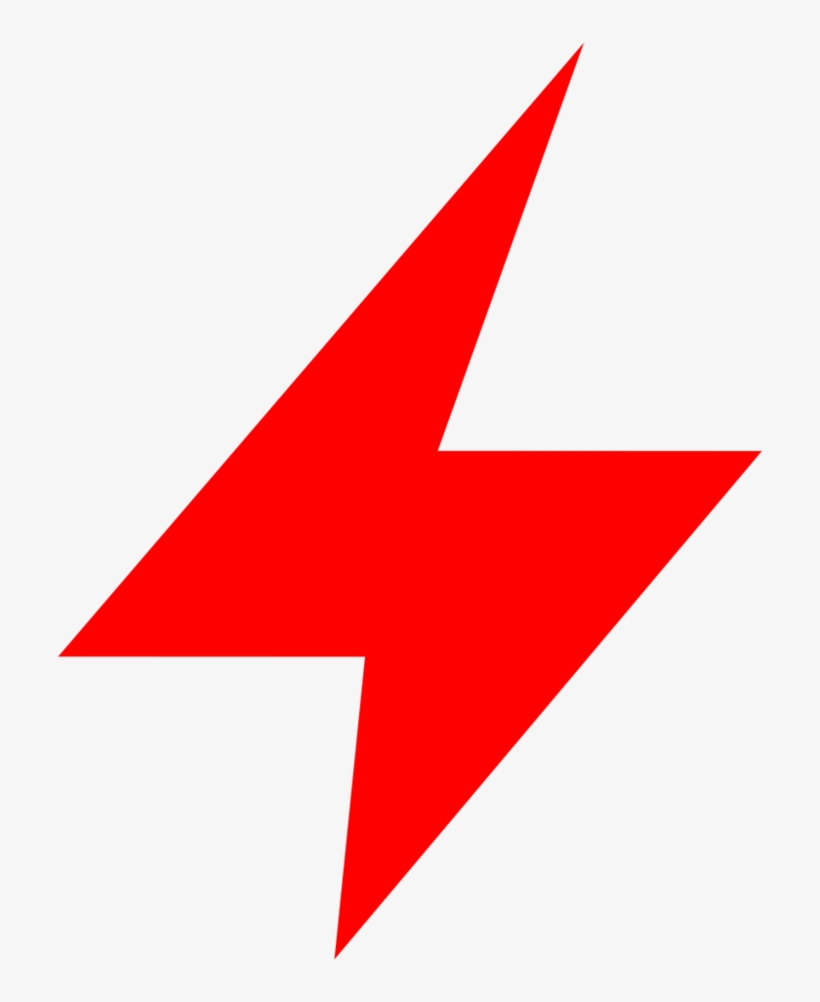 Bolt-red - Portable Network Graphics PNG Image | Transparent PNG Free ...