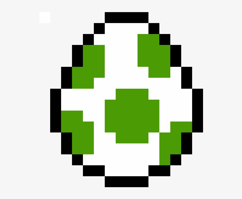 Download Yoshi Egg - Yoshi Egg Pixel Art | Transparent PNG Download | SeekPNG