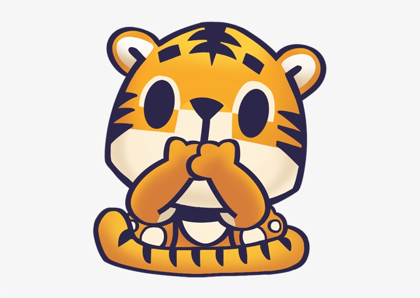 Baby Tiger Stickers For Kids Park Messages Sticker-4 - Portable Network ...