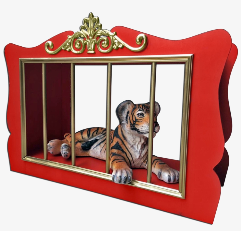 Red Tiger Cage - Lion Cage Diy Circus PNG Image | Transparent PNG Free ...