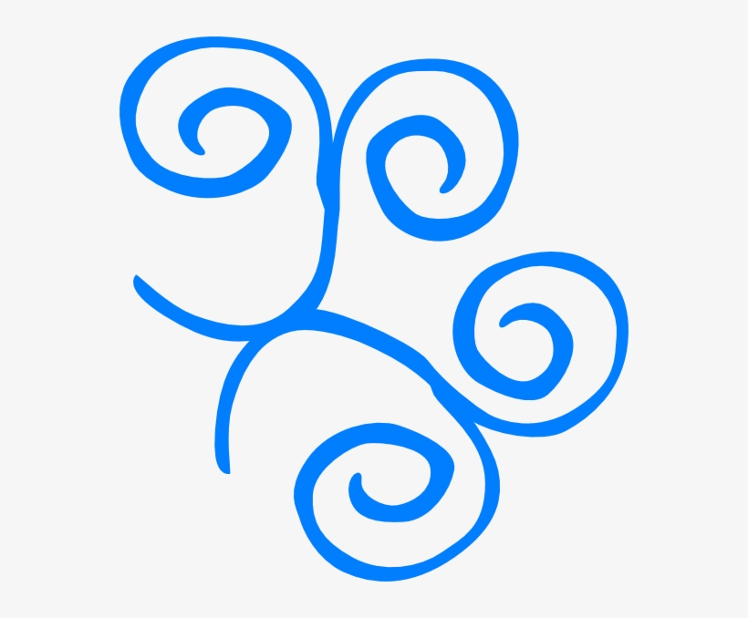 Blue Swirl Frame Top Right Corner Clip Art At Clker - Clip Art PNG ...