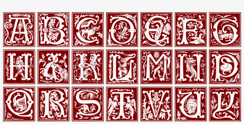 File - Ornamental Alphabet - 16th Century - Svg - Illuminated ...