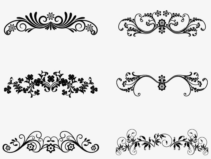 Download Floral Ornamental Design Elements - Ornamental Design Lines ...