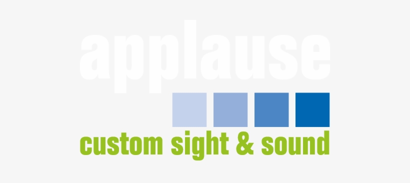 Large Company Logo - Applause Custom Sight And Sound PNG Image ...