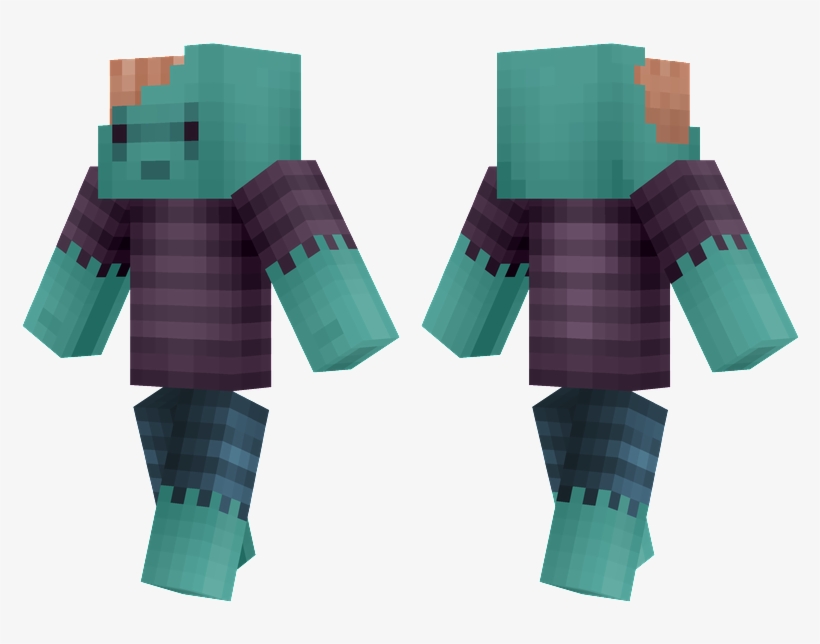 Cartoon Zombie - Skins De Minecraft Soldado Del Invierno PNG Image ...