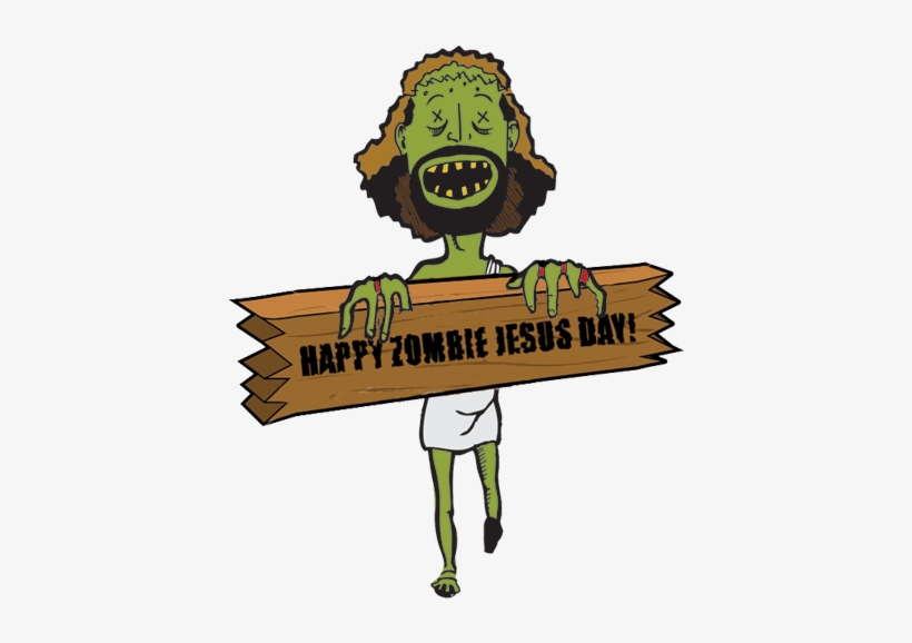 Zombie Jesus Day2 - Happy National Zombie Day PNG Image | Transparent ...